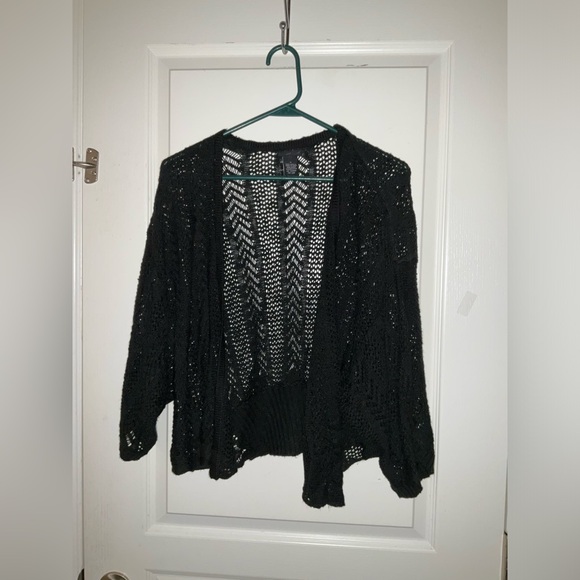 torrid | Sweaters | Vintage Torrid Crocheted Sweater Open Cardigan ...